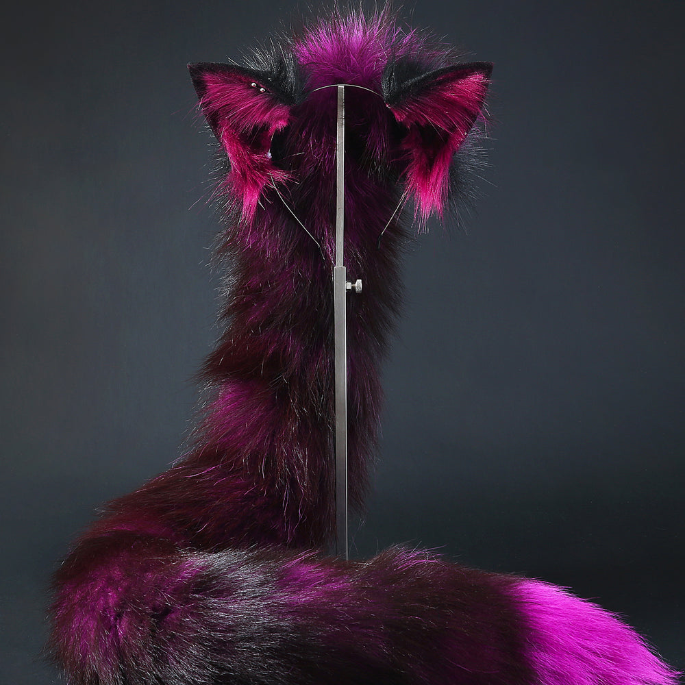 Customized Handmade Fox Tail Butt Plugs and Ears by Aliriga