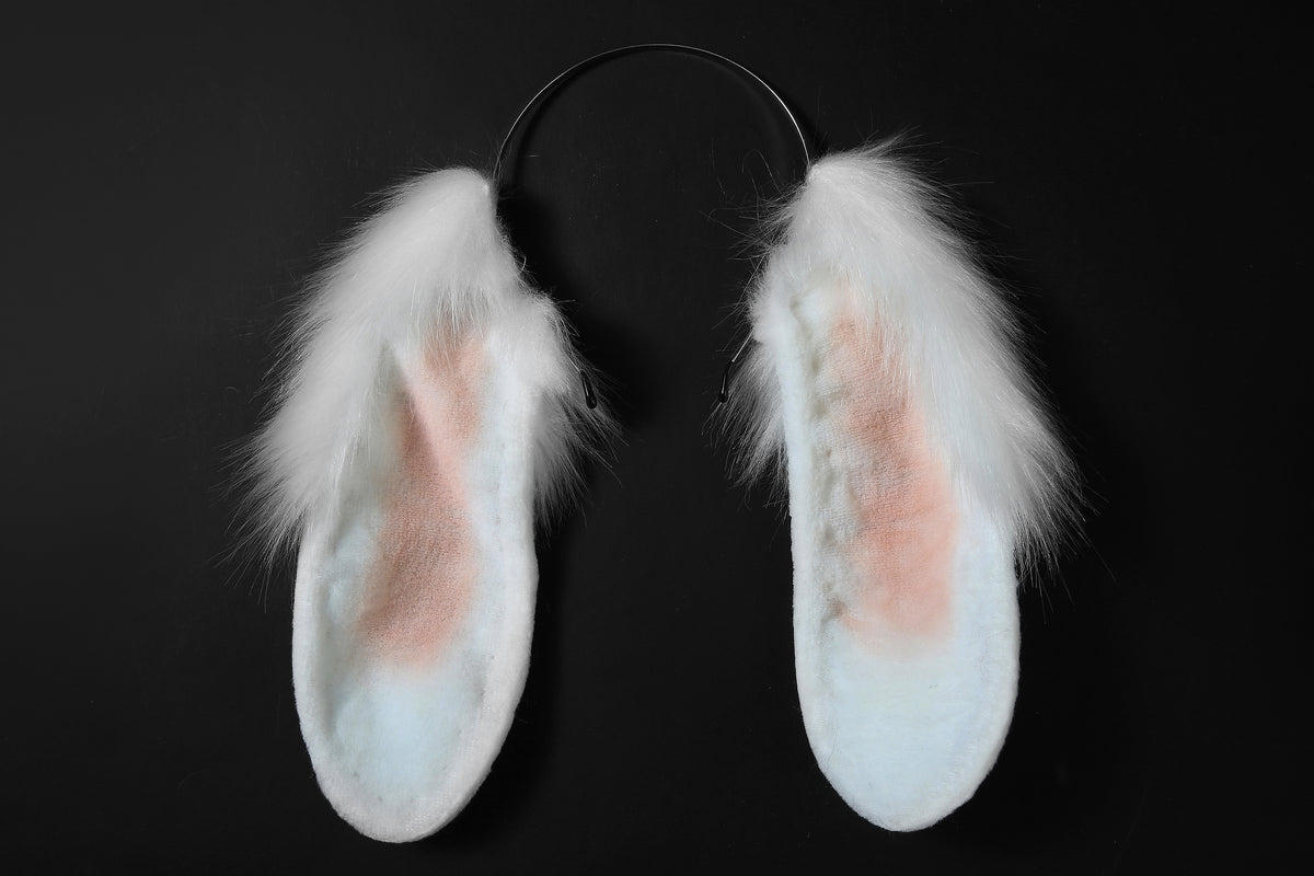 lop bunny ear and tail plug set bunny petplay ear and tail butt plug s ...