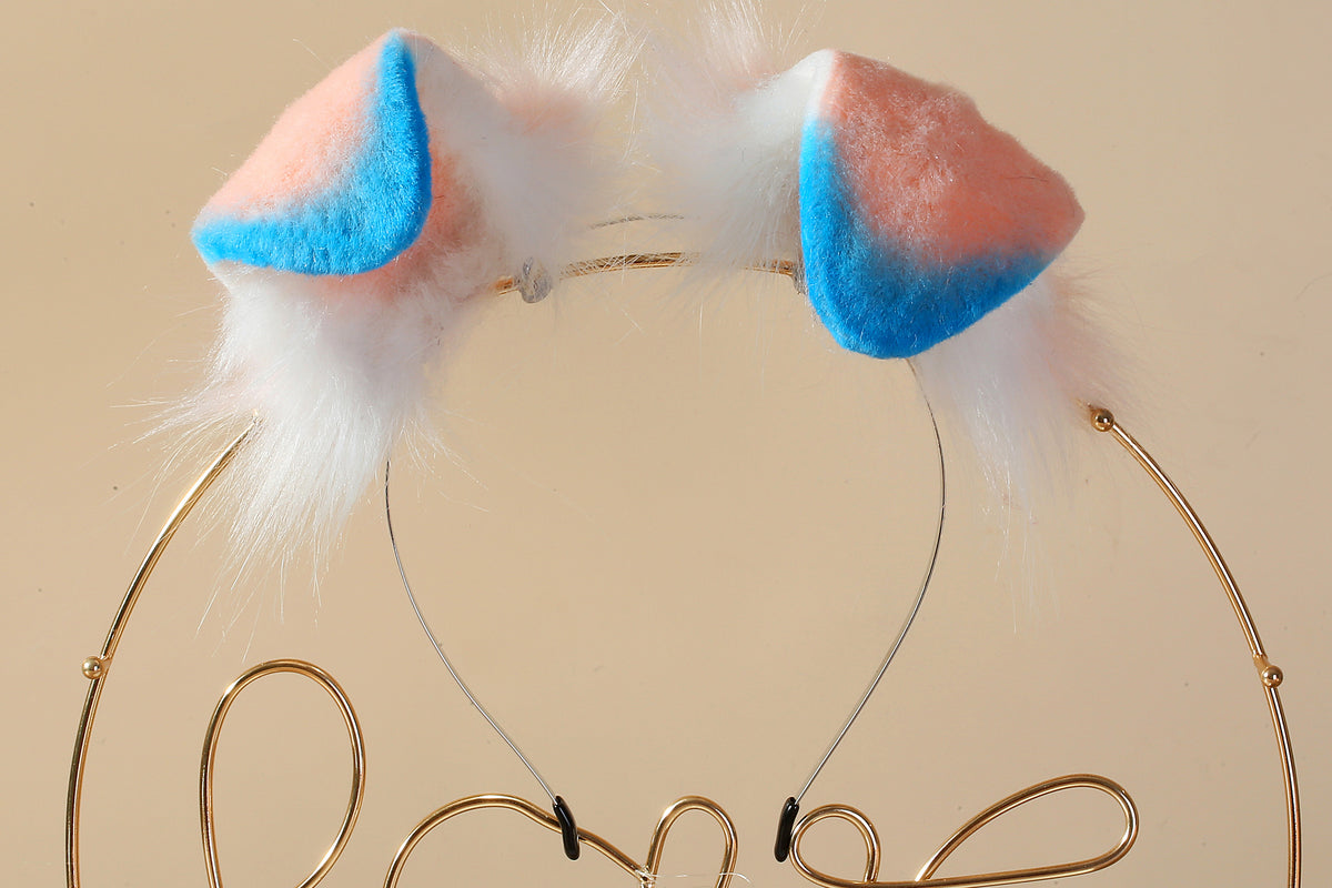 blue pink puppy ear and tail set Shepherd dog ear and tail plug set Sh ...